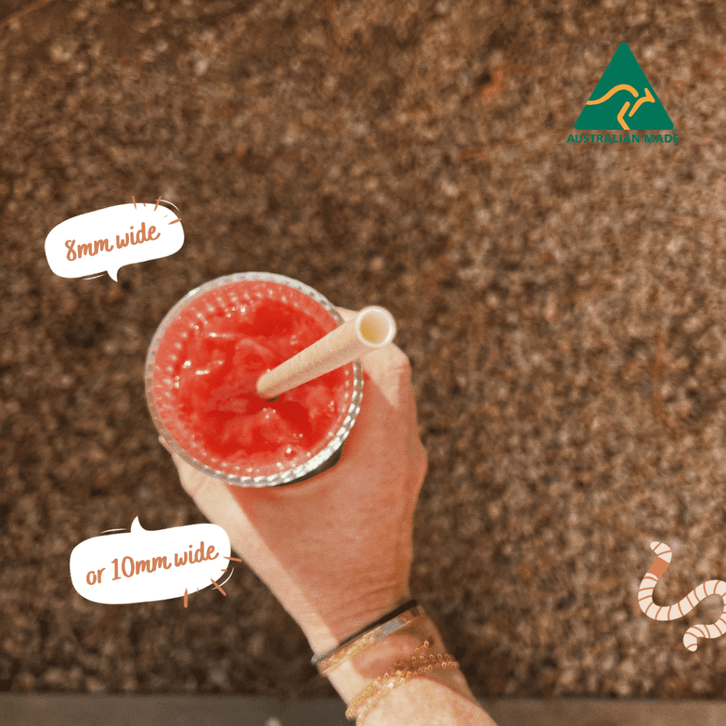 Strong Kraft 4-Ply Paper Straws made in Australia