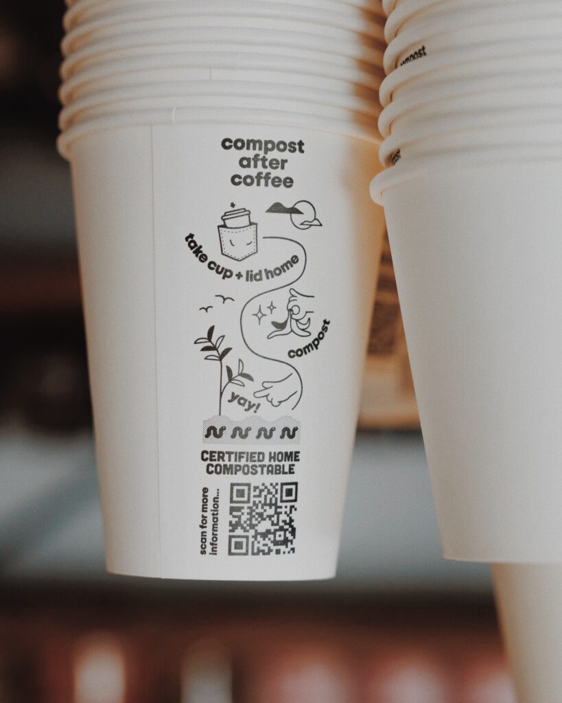 Disposable Coffee Cup Certified Home Compostable #1